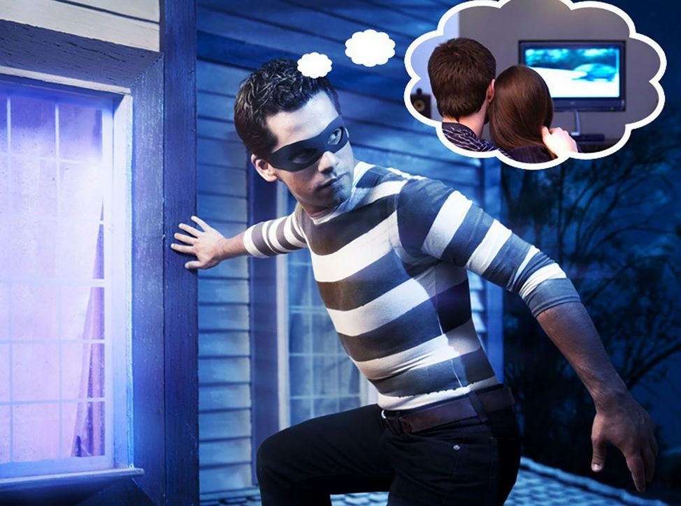 LED Dummy Fake TV Light Simulator Burglar Intruder Thief Deterrent Hom ...