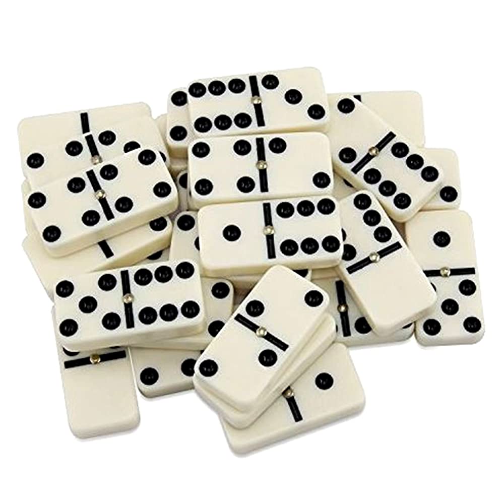 28 Piece Vintage Classic Domino Set With Storage Case Family Game Kit ...