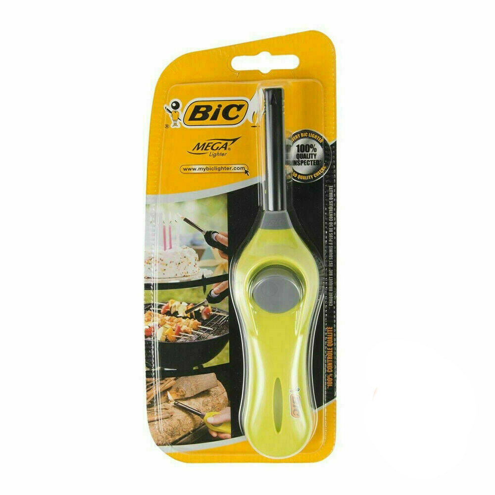 Bic Mega Lighter BBQ Long Lasting Butane Gas Ignition Rod Tool Lighter ...